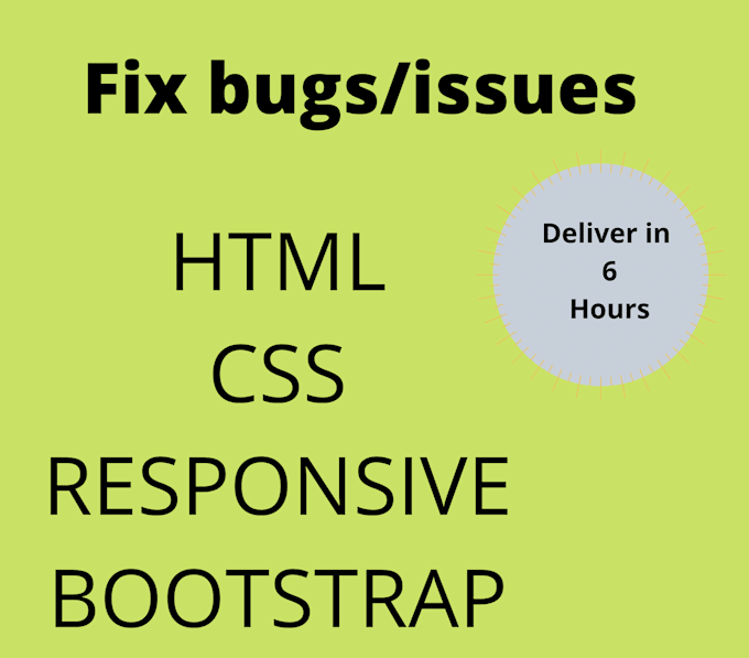 Fix html, css, bootstrap responsive issue within 6 hours by Safwansial ... Fix html, css, bootstrap responsive issue within 6 hours by Safwansial ...