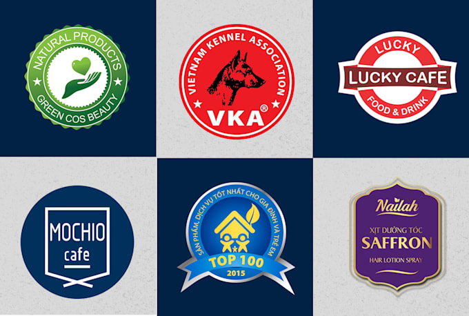 Design a circular round logo, badge, stamp, sticker, label by Luongvht ...