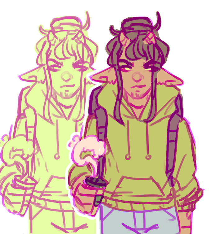 Sketch your ocs and other characters by Cicaduh | Fiverr