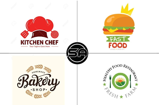 Design modern foods and kitchens logo in 24hr by Samakahmad | Fiverr