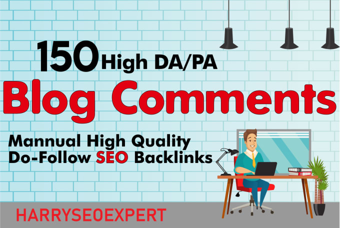 Create high quality blog comments backlinks by Harryseoexpert | Fiverr