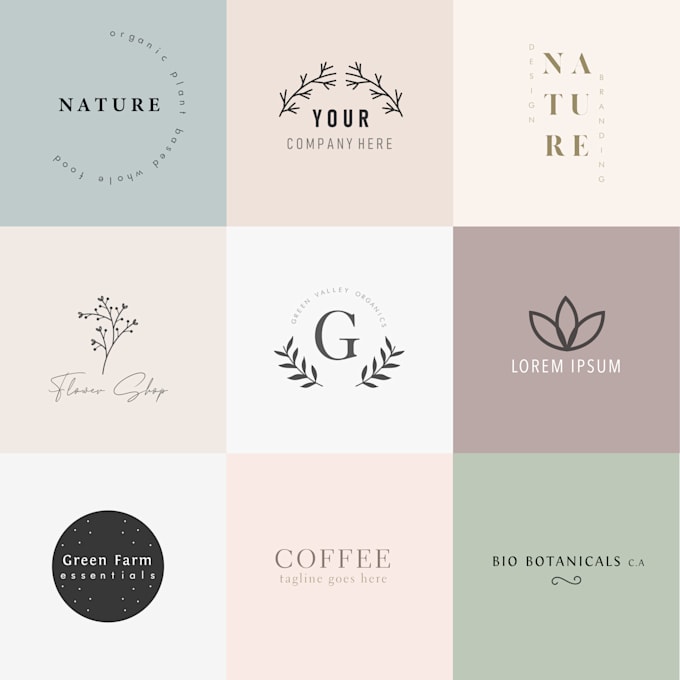 Do minimal elegant flat logo badge sticker designs by Moonpie99 | Fiverr