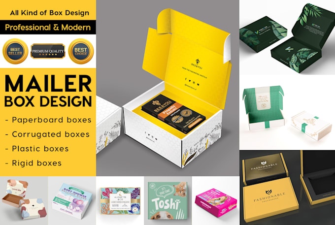 Create attractive mailer box design by Pictorialgrph | Fiverr