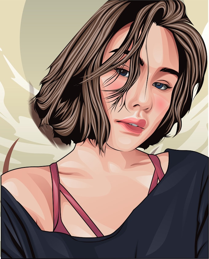Draw vector portrait from your photo by Netz28 | Fiverr