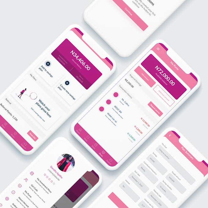 Design your mobile app interface by Medhuzzy_uiux | Fiverr