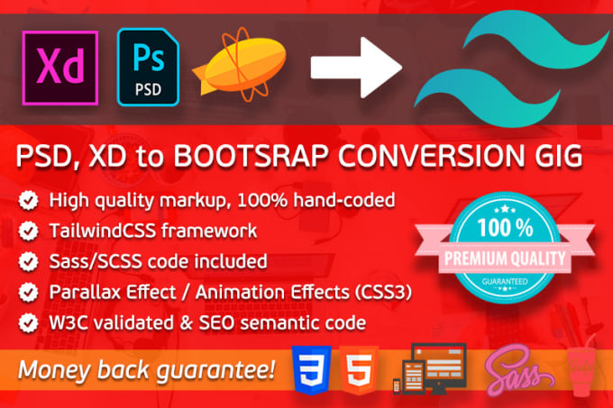 Convert your xd to html, psd to html using tailwindcss by Seryakov | Fiverr Convert your xd to html, psd to html using tailwindcss by Seryakov | Fiverr