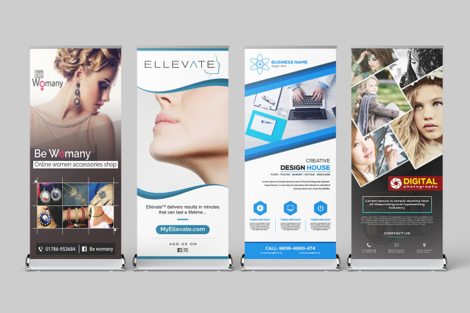 Design roll up banner, billboard and store front banner by Santo247 ...