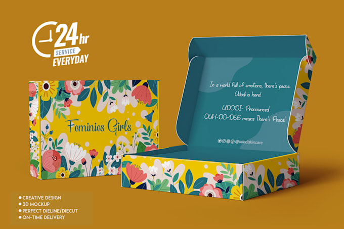 Do box design, product packaging design, mailer box, subscription box ...