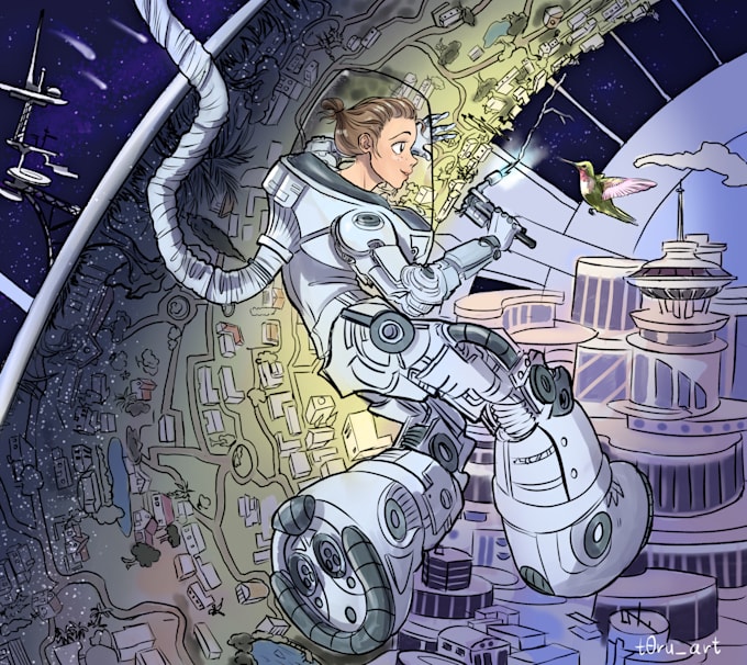 Draw illustrate anything you would like by Wdtoru | Fiverr