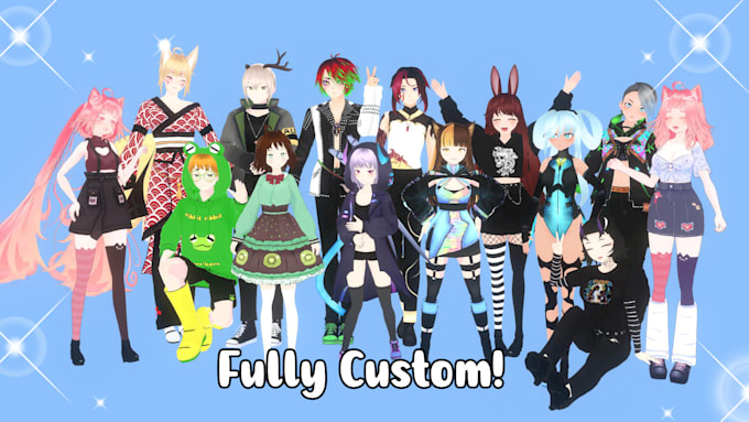 Create a custom vroid 3d model of your original character by Yeowzie ...