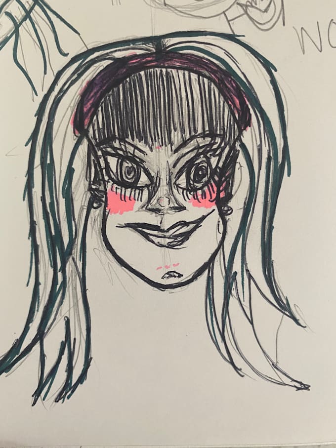 Create a crappy doodle drawing by Tonytwotones_ | Fiverr