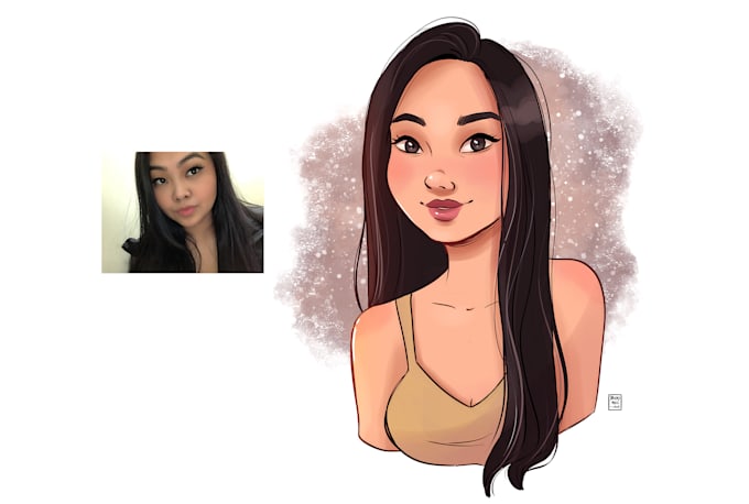 Draw you a cartoon portrait in my style by Boomi_art | Fiverr
