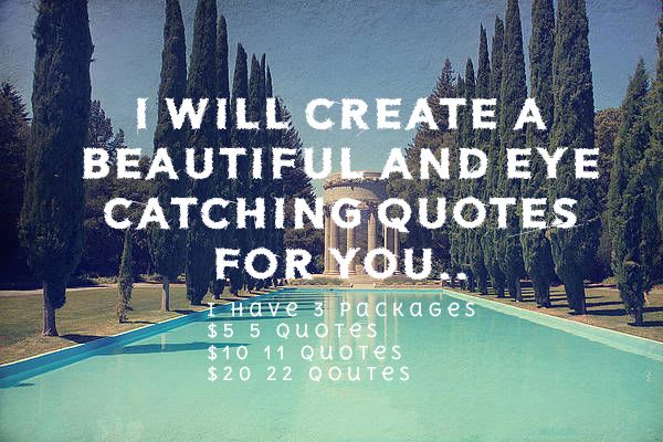 Create a eye catching quotes for you by Richee_05 | Fiverr