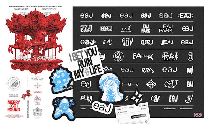 Design a branding sheet full of graphics for your brand by Petebradford ...
