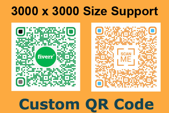 Design custom colorful qr code with logo by Ashisharora119 | Fiverr