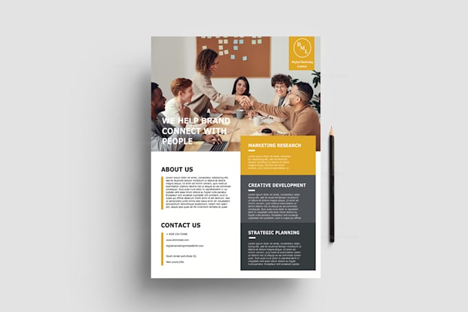 Design a professional full color flyer by Graphicdbd | Fiverr