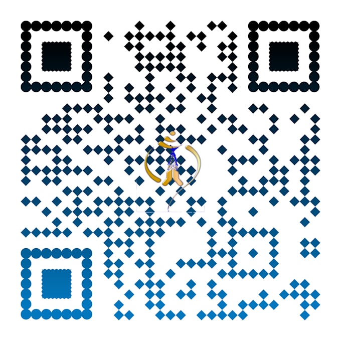 Create fast and awesome qr code with logo and colors by Gunarai | Fiverr