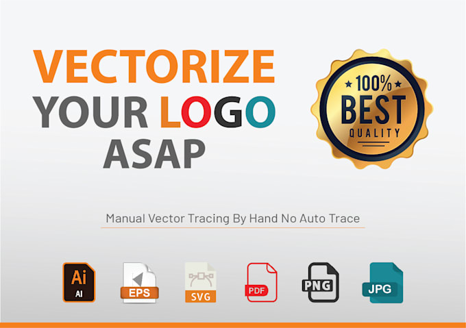 Convert logo or image to vector ai, eps, pdf, svg by Parvezjewel | Fiverr