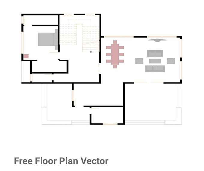 Design your sketched floor plan in illustrator in 1hour by Grupheekzee ...