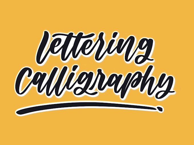 Write custom lettering and calligraphy by Tailorlettering | Fiverr