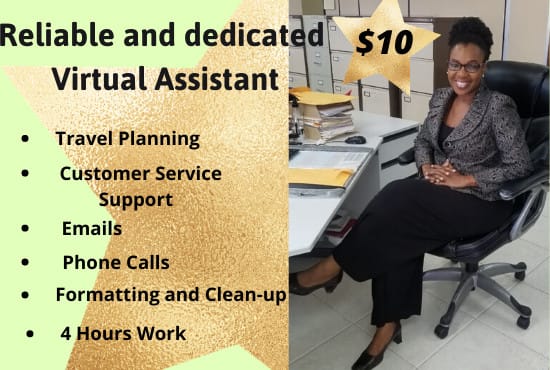 Be your reliable and dedicated virtual assistant by Nardiawilson | Fiverr