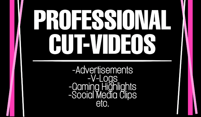 Edit a pro cut video for you by Northbird512 | Fiverr