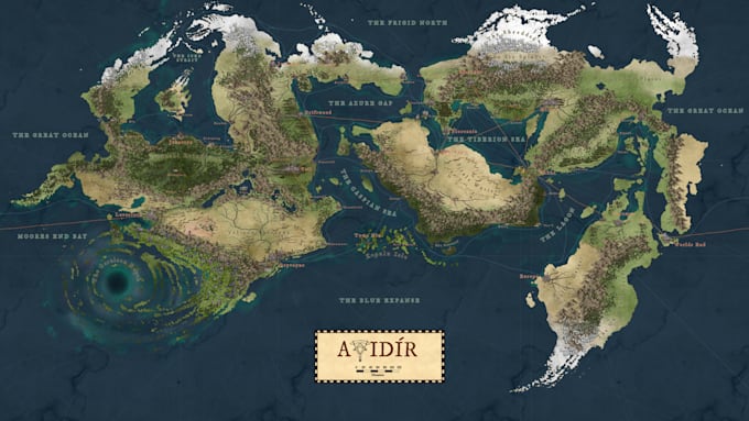 Create high quality fantasy maps by Diabolicsquid | Fiverr