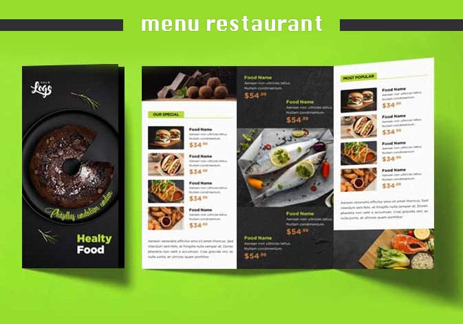 Make food menu, restaurant menu, and menu board design by Ellatifa | Fiverr