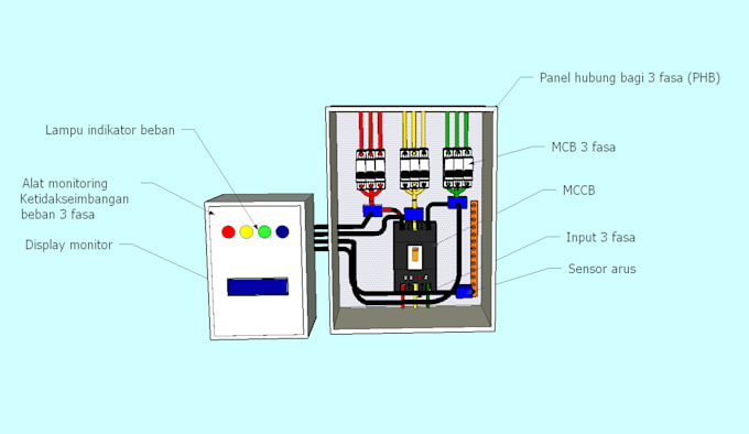 Make a 3d design using sketchup with electrical engineering models by ...