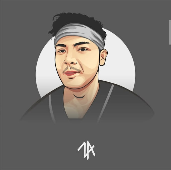 Draw vector portrait from your photo by Vektor_art | Fiverr