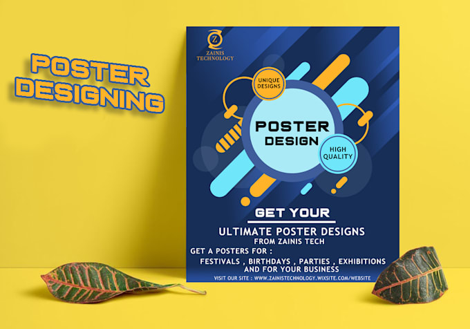 Design any kind of unique posters by Zainistech07 | Fiverr