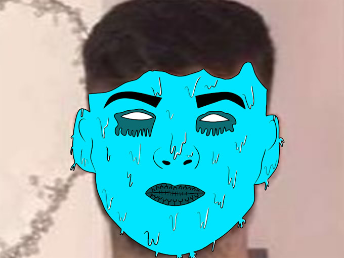 how to draw your face on picsart