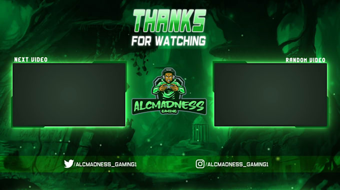 Make your awesome youtube gaming outro by Sheizan | Fiverr