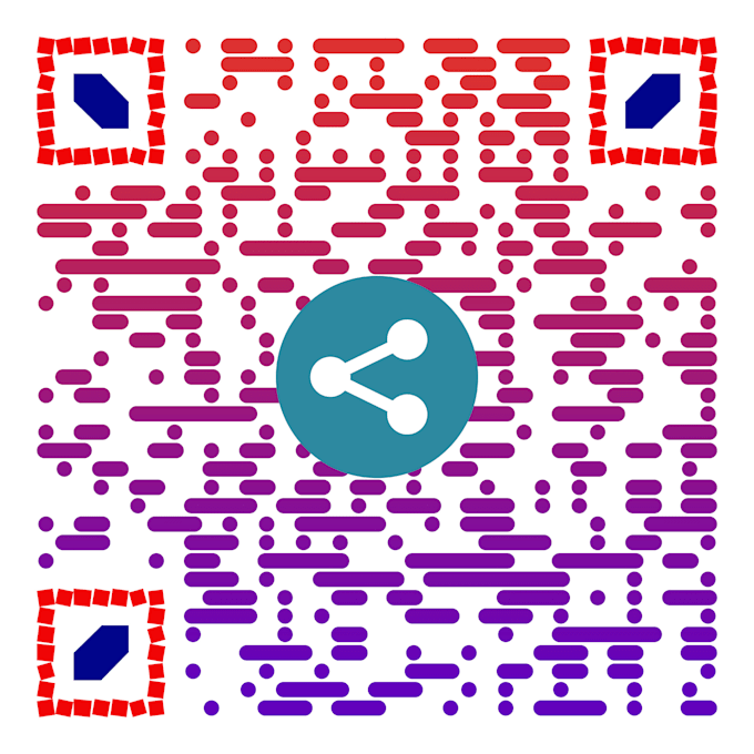 Design a professional colorful qr code with your logo by Lapulga5 | Fiverr