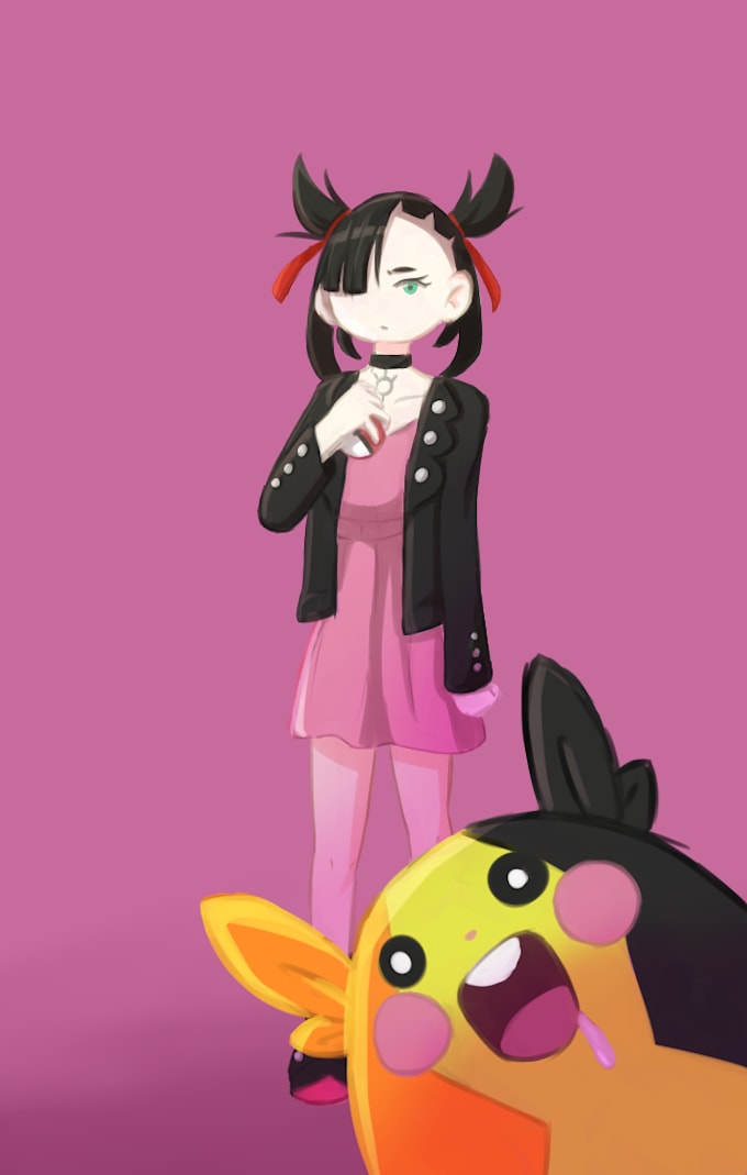 Draw your oc, or fanart, etc with my style full body by Kacamatamiring ...