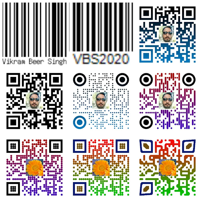 Create worldclass and designer qr code and barcode with company logo by ...