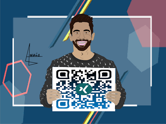 Convert anything into qr code with logo by Shahawais124 | Fiverr