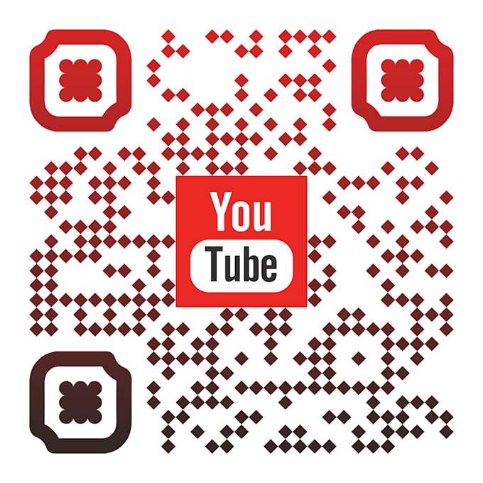 Create and design multi color qr code with logo by Malikhussain626 | Fiverr