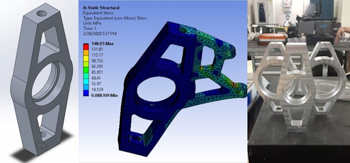 3d model and test your product using solidworks and ansys by Lex4140 ...