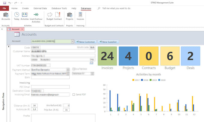 Design and manage microsoft access databases by Gax700 | Fiverr