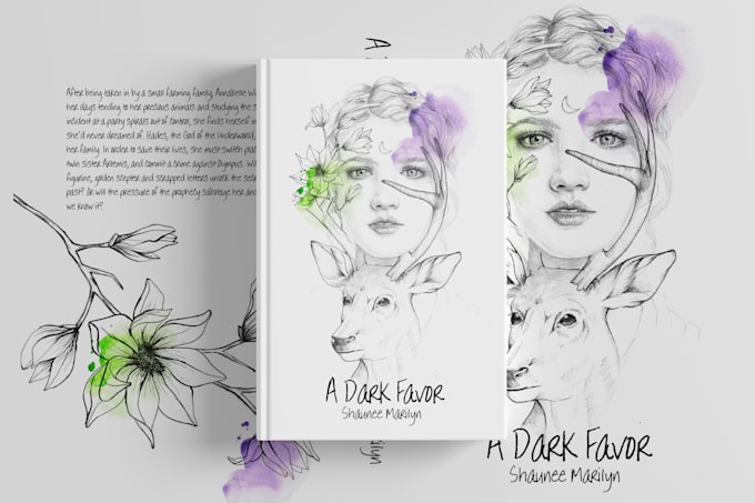 Illustrate and design your book cover by Soledadromero | Fiverr