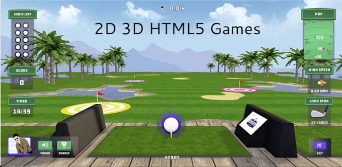 Develop a 3d or 2d html5 game using playcanvas by Saadhaider362 | Fiverr