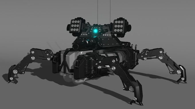 Create a hard surface,game ready 3d model by Ravibio | Fiverr