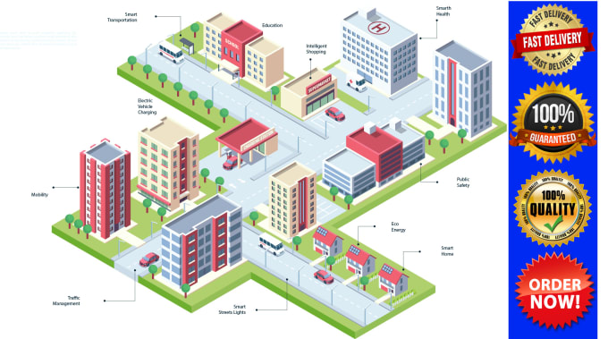 Draw beautiful modern map in vector illustration by Idreesbhai | Fiverr