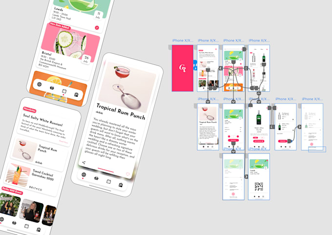 Create an app or web prototype by Pabladesigns | Fiverr
