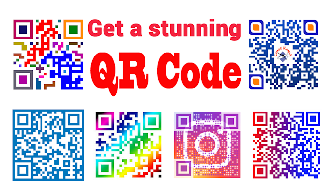 Create stunning colourful qr code by Vineethkuriyodu | Fiverr