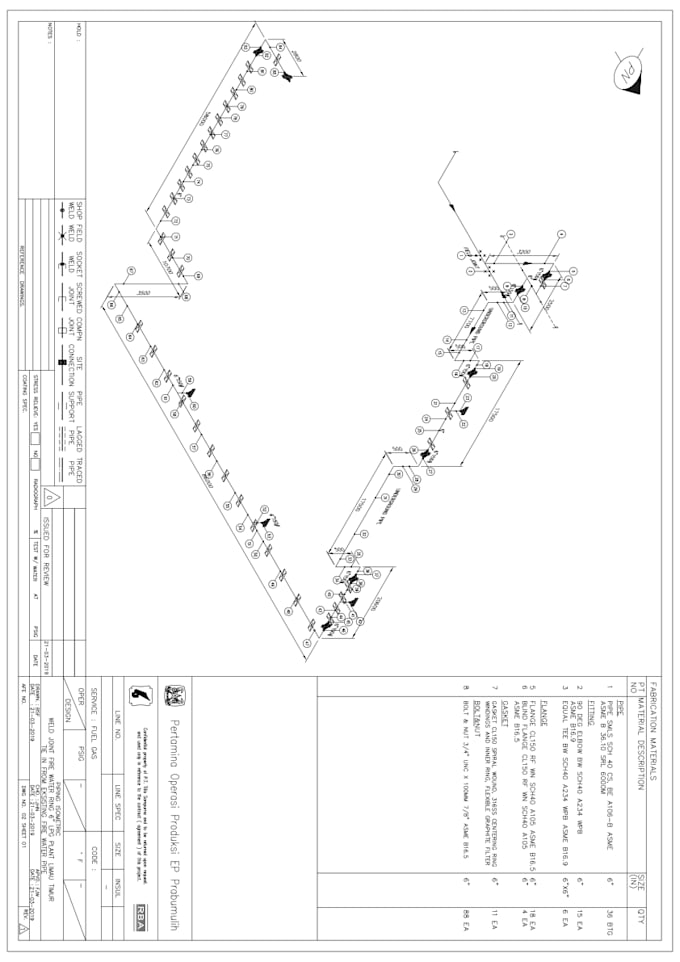 Create piping design, isometric dawing, mto, stress analysis by Bayu ...