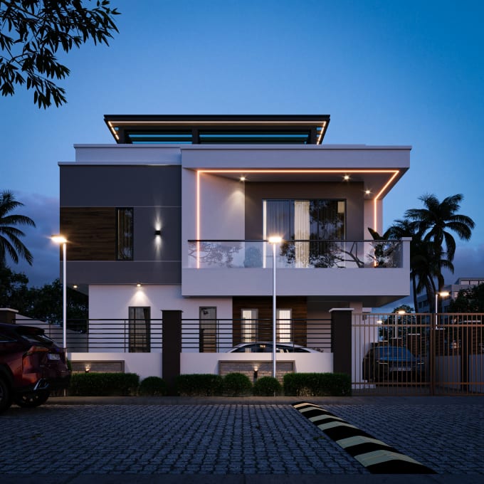 3ds max render exterior