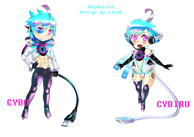 Create chibi character design by Sasmining | Fiverr