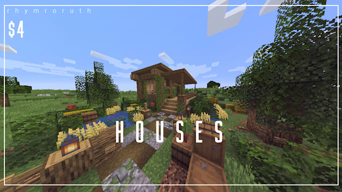 Create a professional minecraft house for you by Rhymroruth | Fiverr